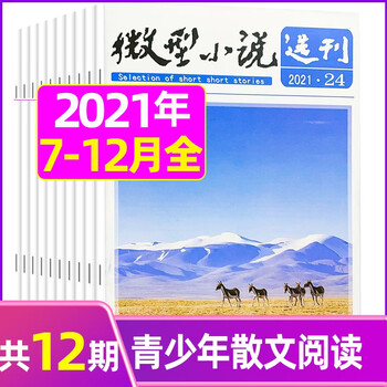 1-4月现货【半年12期订阅】微型小说选刊杂志2022年4-9月短篇小说散文原创故事 A组21年7-12月