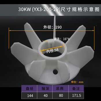 蕴璞YX3-180-4.6 电机防爆风扇叶 Y3-200-4.6.8 YX3-250 耐高温风扇 YX3 Y3-200-2【图片 价格 品牌 报价】-京东