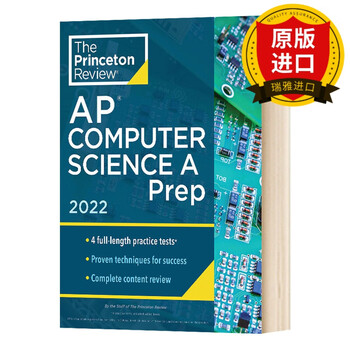 英文原版 Princeton Review AP Computer Science A Prep, 2022 普林斯顿评论AP计算机科学 2022 英文版