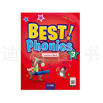 包邮 世界语法出版社 Best phonics 1-5全级别 教师用书 A-List自然拼读儿童启蒙 3级别