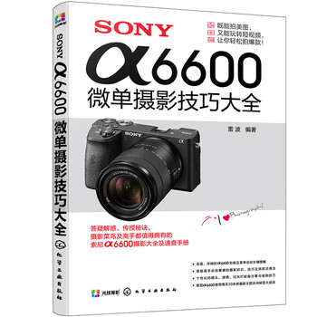 正版 SONYα6600微单摄影技巧大全9787122406088