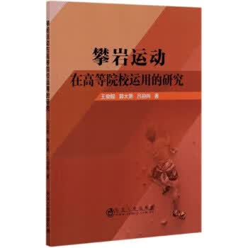 攀岩运动在高等院校运用的研究 王俊舰,郭大勇,吕迎尚 冶金工业出版社【正版图书】