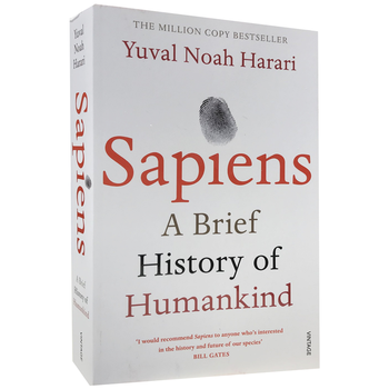 人类简史 从动物到上帝 Sapiens: A Brief History of Humankind英文原版书 世界通史以色列历史学家尤瓦尔赫拉利Yuval Harari