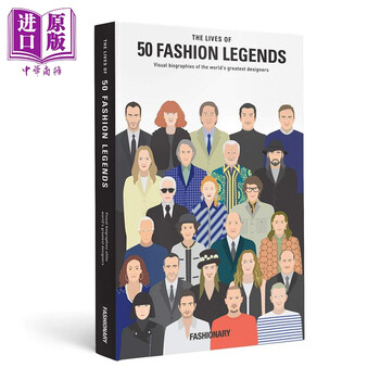 预售 50位时尚传奇的生活 英文原版 Lives Of 50 Fashion Legends 服饰设计
