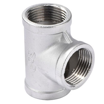 【星期十DN15*8】星期十 DN25*15 304不锈钢变径异径三通精铸同心丝扣配件定制【行情 报价 价格 评测】-京东