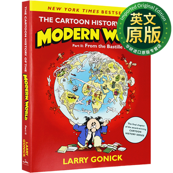 现代漫画世界历史2 英文原版 Cartoon History of the Modern World