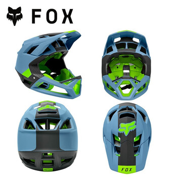 FOX新款美国FOX全盔proframe山地车骑行头盔XC穿越透气舒适mips防护 宝蓝绿零售价1999仅一套内衬 S【图片 价格 品牌 报价】-京东