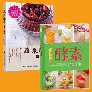 酵素书籍 自制蔬果酵素100例+蔬果酵素制作大全 酵素制作方法大全图解入门自制酵素方法健康蔬果