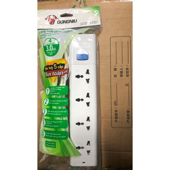 公牛英标欧标英式转换美标老款大孔圆孔插板多用插座拖线板 4位3米带开关国内使用【图片 价格 品牌 报价】-京东