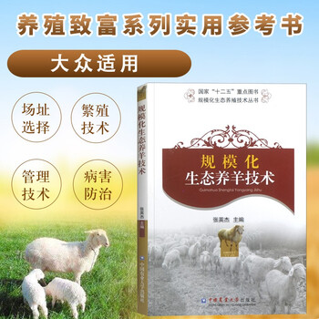 规模化生态养羊技术 羊高效养殖与疾病防治养羊技术书籍 羊养殖场管理手册科学牛羊养殖书 养羊书籍