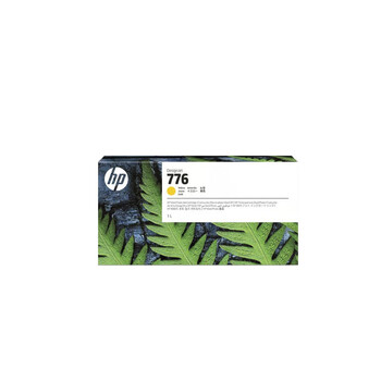 【HP776】惠普（hp）776号原装墨盒Designjet Z9+ Pro 64英寸大幅面打印机 776B号 1XB14A 黄色1L【行情 ...