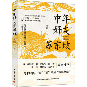 中年好友苏东坡 水姐  书籍