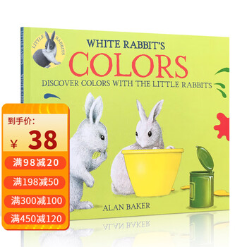 英文原版 White Rabbit's Colors 白兔的颜色 新版 吴敏兰4-5-6岁