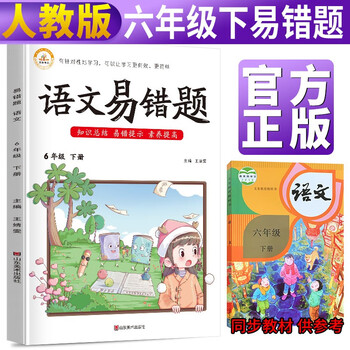 2022春 易错题6年级下册语文 六年级小学同步练习单元检测知识总结期末复习