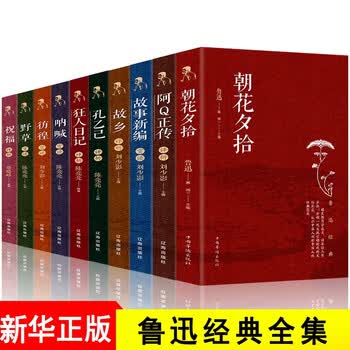 全套10册 正版鲁迅全集呐喊朝花夕拾故事新编野草故乡孔乙己彷徨阿Q正传祝福狂人日记鲁迅作品集