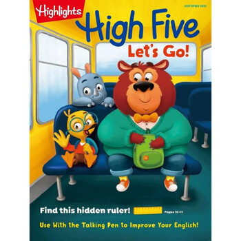 （）美国版《High Five》儿童杂志同步订阅服务（12个月） 美国版12个月订阅