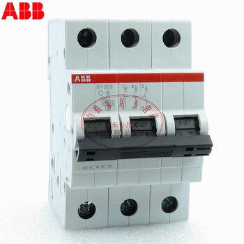 原装ABB小型断路器 微断 空开 空气开关 三相 SH203 3P C6A【图片 价格 品牌 报价】-京东