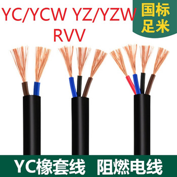 2 YZ YZW YC YCW RVV橡套线橡胶线缆3 4 5芯10 16 25平方软电线50 软芯2*25平方(1米)【图片 价格 品牌 报价】-京东