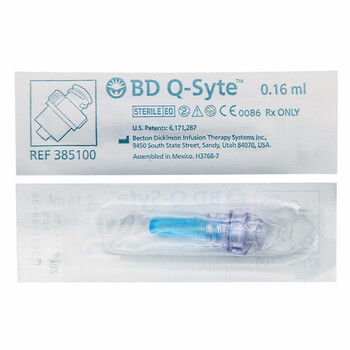 smartsite PICC 中央静脉置管接头正压接头 无针输液管接头 BD接头 Q-Syte BD接头 Q-Syte 0.16ml 一个装 ...