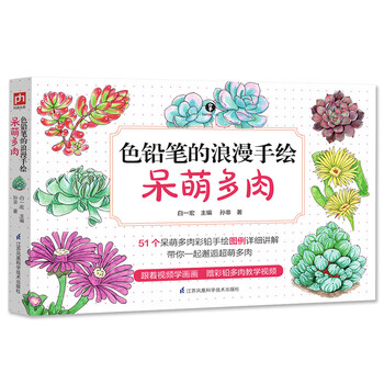 色铅笔的浪漫手绘(呆萌多肉)