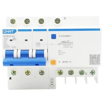 【正泰NXBLE-63 3P D50 30mA 6kA】正泰CHNT TP 断路器D型710061000001297空气开关带漏电保护过载动力 ...
