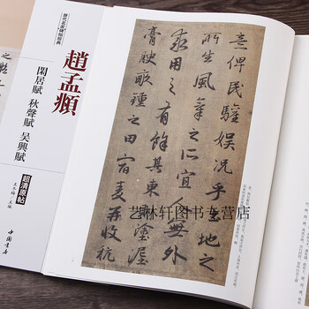 现货】赵孟頫闲居赋秋声赋吴兴赋 历代名家碑帖经典超清原帖 毛笔字帖 王冬梅中国书店附繁体旁
