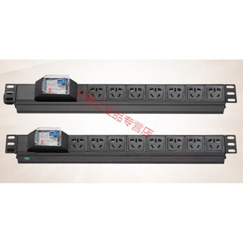 pdu机柜电源插座漏电保护空开空气断路10A16A铝合金保护门插线板 漏保20位10A保护门无线【图片 价格 品牌 报价】-京东