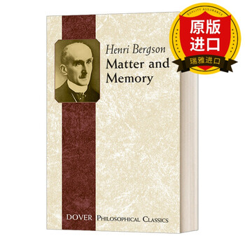 英文原版 Matter and Memory 物质与记忆 亨利柏格森 Henri Bergson 英文版 进口英语原版书籍