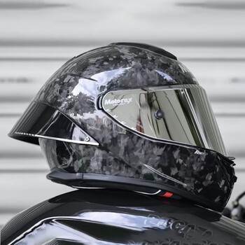 摩雷士（MOTORAX）摩托车全盔碳纤维锻造头盔男女机车装备夏季耐摔新款R90GP 素银-锻造 M【建议56-57CM】【图片 价格 品牌 报价】-京东