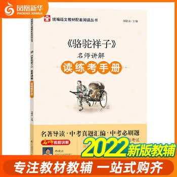 名师讲解读练考手册《骆驼祥子》 北京教育出版社 新华书店正版正货