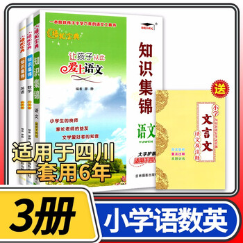 【四川专版】培优宝典知识集锦语文数学英语 小学知识大全四五六年级大集结辅导资料手册小升初总复习工具书
