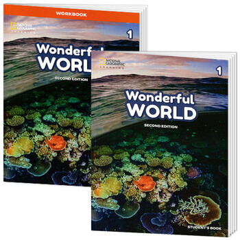 Wonderful World 1-6 缤纷世界1年级书+练美国小学英语教材英文原版教材National Geographic Learning 