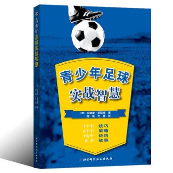 青少年足球实战智慧足球书籍足球入门手册 足球技术战术体能和心理四大能力的技巧书