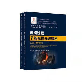 正版书籍 炼钢过程节能减排先进技术 上部：转炉炼钢 下部：电弧炉炼钢电弧炉炼钢领域技术研究人员阅读大专院校相关专业师生参考