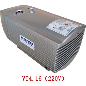 BECKER贝克真空泵工业用印刷雕刻机负压泵无油旋片式吸抽气真空泵 VT4.16(220V)【图片 价格 品牌 报价】-京东