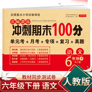 六年级下册试卷冲刺期末100分单元期中月考专项练习 语文人教版