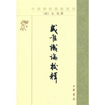 成唯识论校释——中国佛教典籍选刊