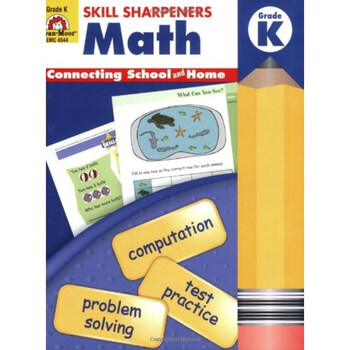 Skill Sharpeners Math, Kindergarten  ISBN:9781596730526