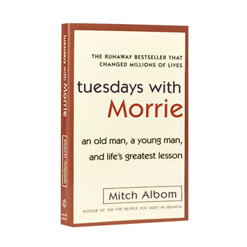 相约星期二 英文原版小说书籍Tuesdays with Morrie十四堂星期二的课Mitch Albom人生哲理课 可搭怦然心动杀死一只知更鸟 外文书店