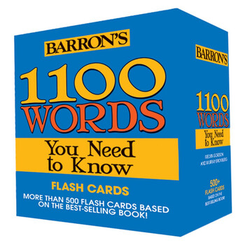 你需要知道的1100个单词卡片 1100 Words You Need to Know Flashcards