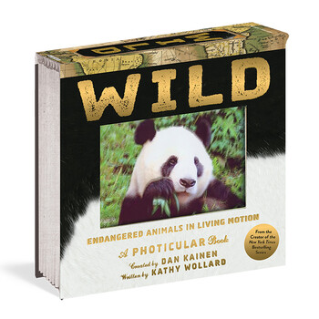 会动的3D图片书 野生动物 英文原版 Wild: 光与影视觉书系列 会动的书 3D立体