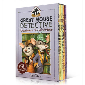 The Great Mouse Detective 老鼠神探 妙妙探 5本盒装 6-9岁