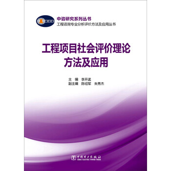 工程咨询专业分析评价方法及应用丛书：工程项目社会评价理论方法及应用