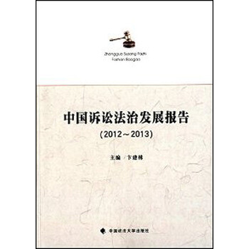 中国诉讼~~发展报告9787562053842中国政法大学