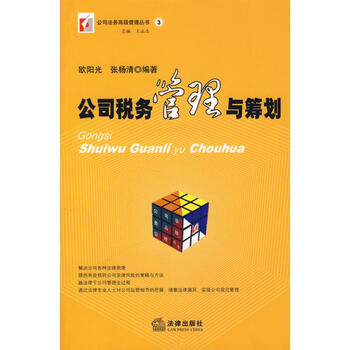 公司税务管理与筹划/公司法务高级管理丛书