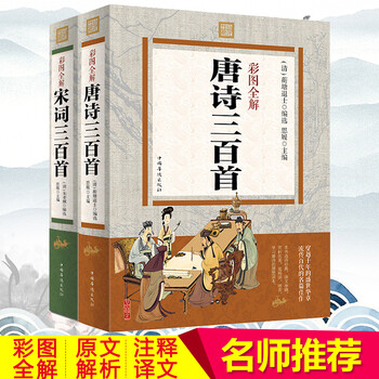 正版 唐诗三百首宋词三百首 全注全译全解白话文 中国古诗词大全集唐诗宋词元曲鉴赏