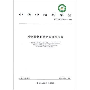 中医骨伤科常见病诊疗指南