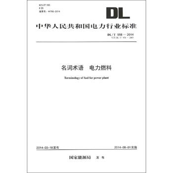名词术语 电力燃料
