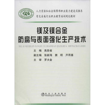 镁及镁合金防腐与表面强化生产技术
