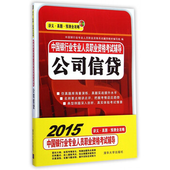 公司信贷(中国银行业专业人员职业资格考试辅导)